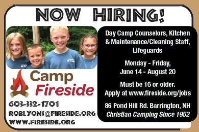 Camp Fireside Hiring banner | Great Bay Coffee News